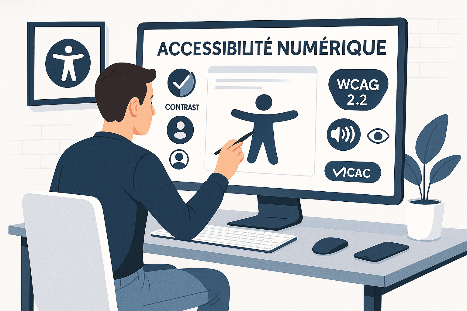 Accessibilité numérique — site inclusif et conforme WCAG 2.2